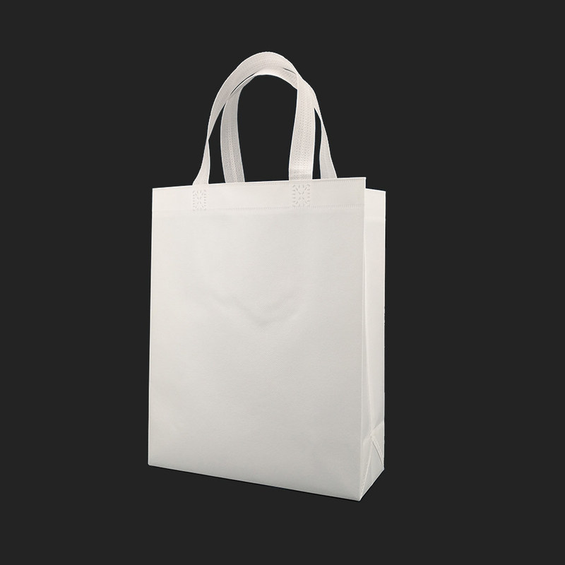 Shopping cloth tote eco friendly packaging bags for cloths white custom ...